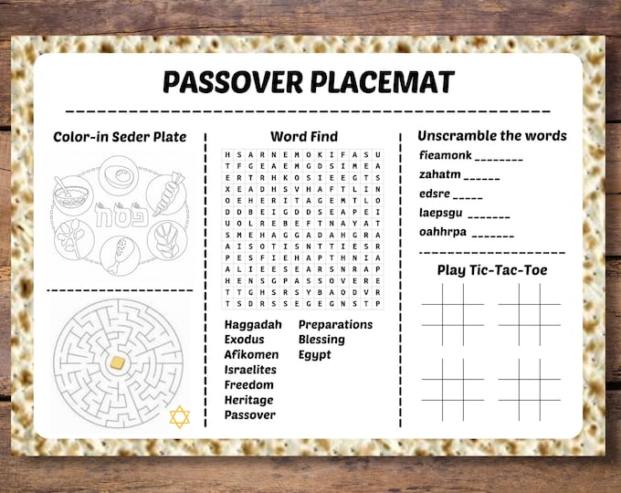 20 Printable Passover Bingo Cards | School Passover Party Game ...