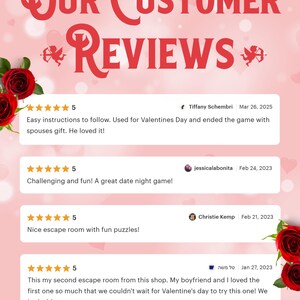 Valentine's Day Escape Room: Quest for Love Game (instant Download PDF ...