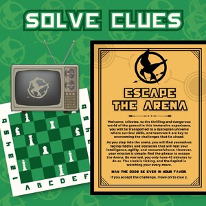 Escape the Arena, Tribute Survival Trials, Escape Printable for Kids ...