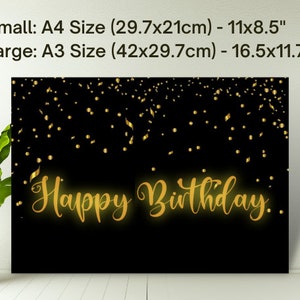 Customizable Happy Birthday Party Sign, Outdoor Sign, Party Decor ...