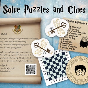 Wizard School Escape Room Game, Escape Printable for Kids, Wizard Theme ...