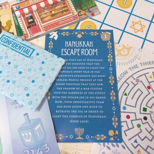 Hanukkah Escape Room: Jewish Holiday Game (printable, Instant Download ...