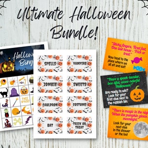 ULTIMATE Halloween Bundle! Halloween Bingo, Printable Halloween ...