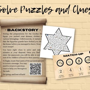 Passover Escape Room Game – Flee Egypt Seder Activity (digital Download ...