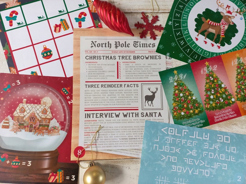 Christmas Party Escape Room, Find the Missing Reindeer, Kids & Family ...