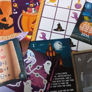 Escape From the Haunted House, Halloween Escape Room, Halloween ...