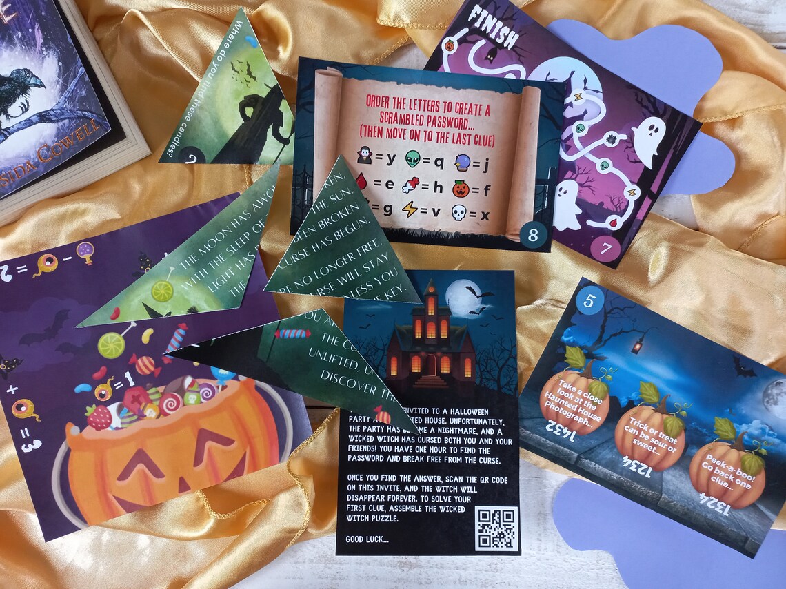 Escape From the Haunted House Halloween Escape Room - Etsy