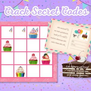 Printable Birthday Escape Room Game: Kids Party Activity (instant ...