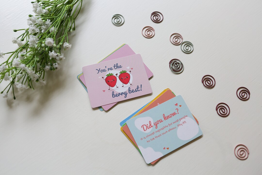 Kids Lunchbox Cards: Food Pun Affirmation Notes (digital File) - Etsy