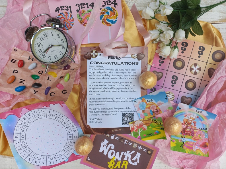 Chocolate Factory Escape Room Candy Chocolate Escape Room - Etsy