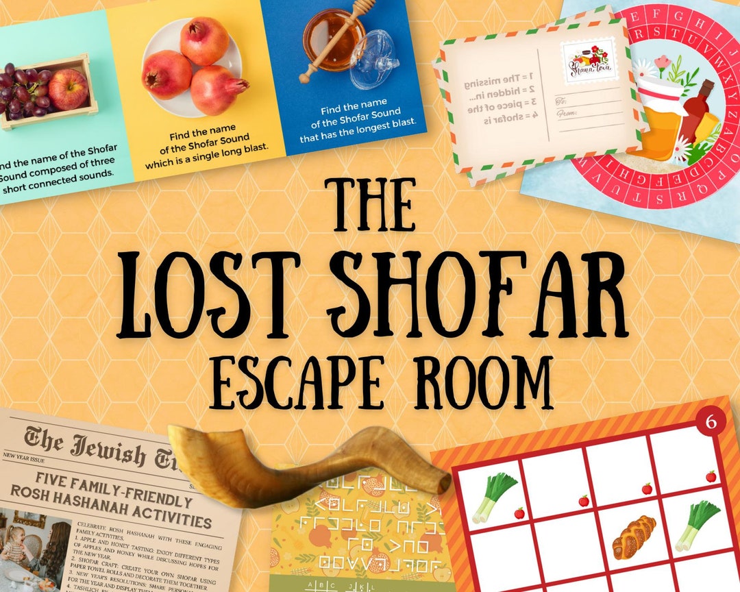 Rosh Hashanah Escape Room, Jewish New Year Escape Room, Instant ...
