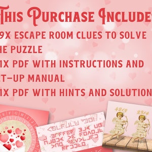 Valentine's Day Escape Room: Quest for Love Game (instant Download PDF ...