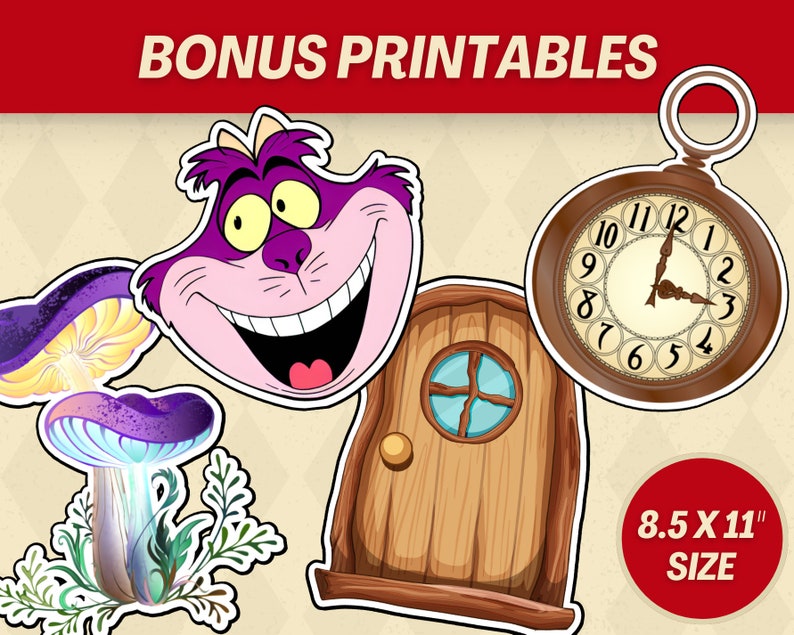 Alice in Wonderland Scavenger Hunt: Birthday Party Game (digital ...