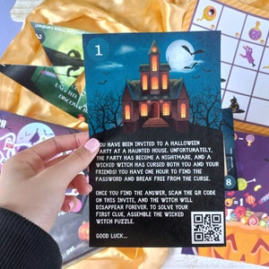 Escape From the Haunted House, Halloween Escape Room, Halloween ...