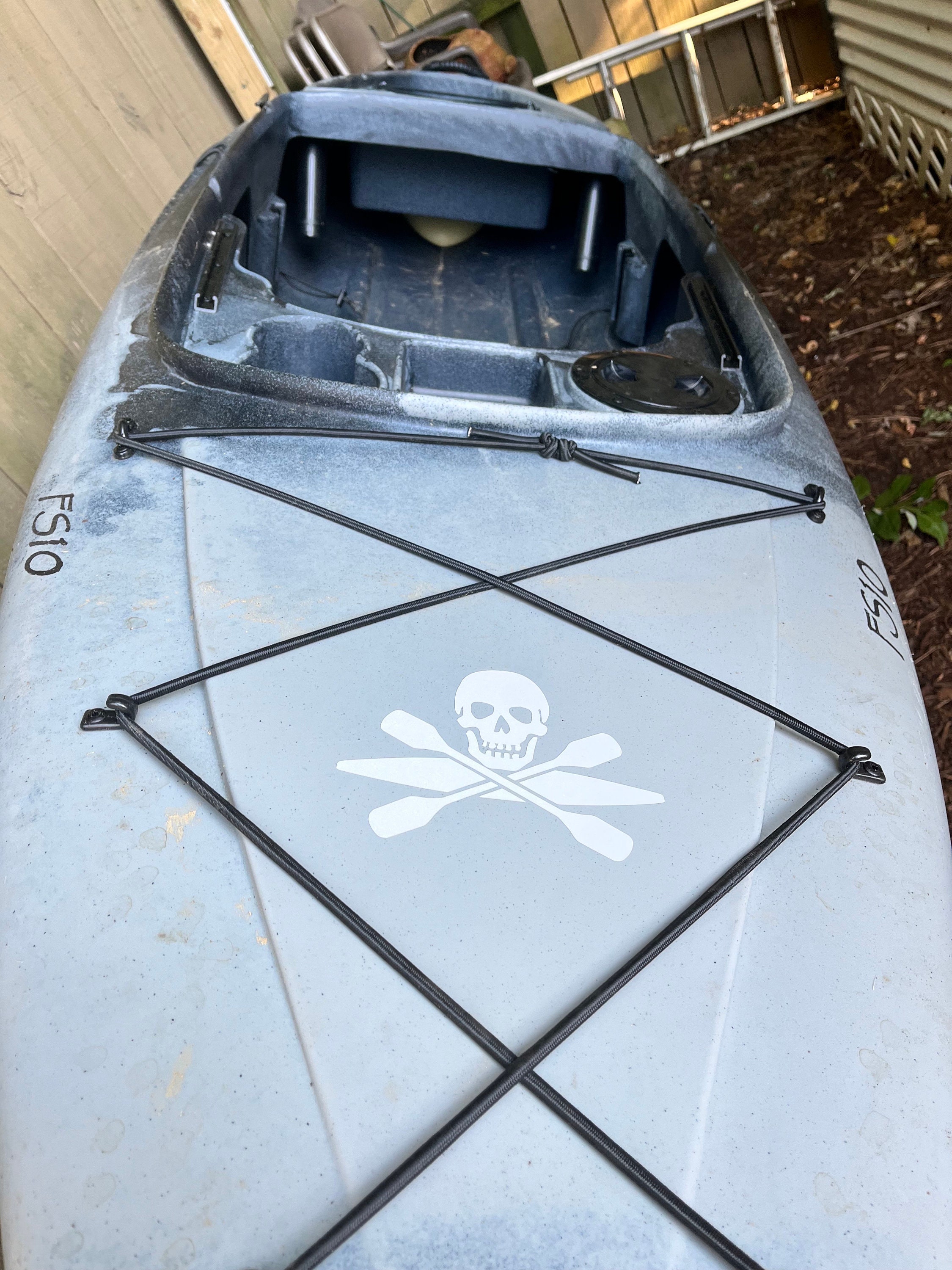 Kayak Skull & Paddles SVG: Jolly Roger Cut File (digital Download) - Etsy
