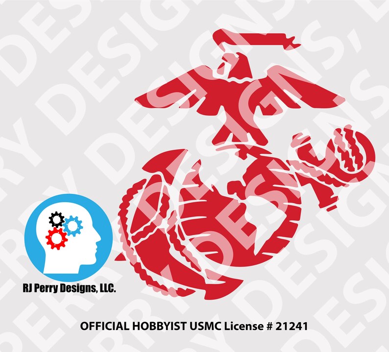 Marines EGA Logo Vinyl Car Decal Eagle Globe Anchor US | Etsy