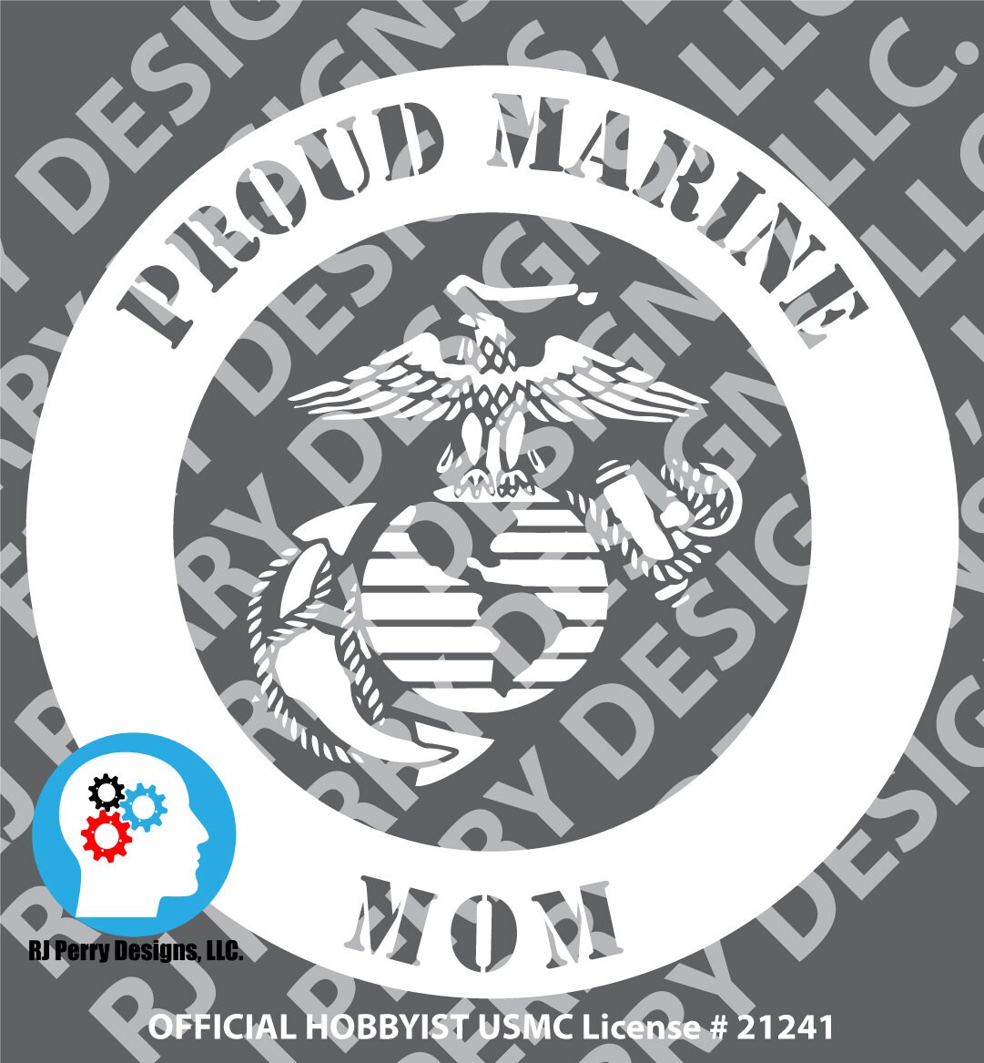 US Marine Corps Official Hobbyist USMC License Solid Round - Etsy