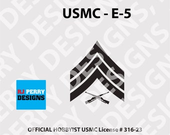 USMC Rank Decal - Etsy