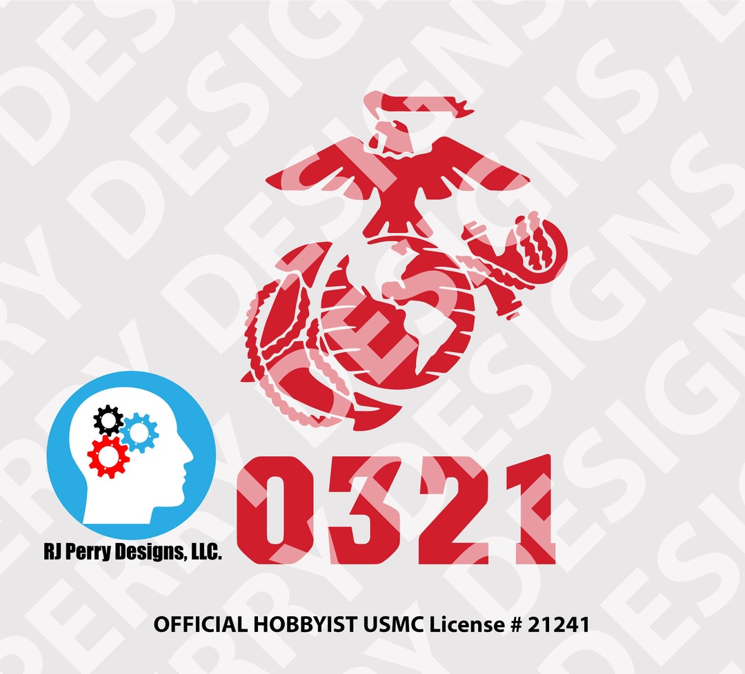 US Marine Corps 0321 Recon Vinyl Decal Multiple Sizes - Etsy