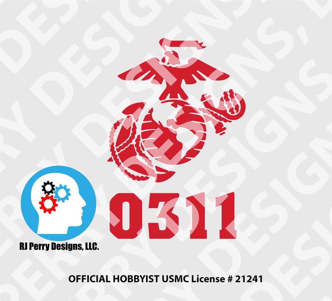 US Marine Corps 0311 Rifleman Vinyl Decal Multiple Sizes - Etsy