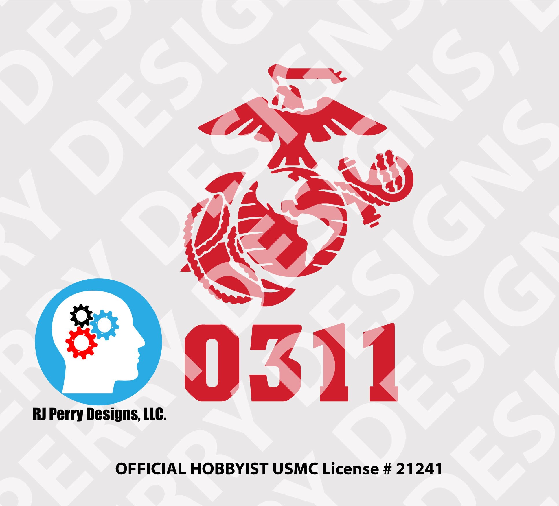 US Marine Corps 0311 Rifleman Vinyl Decal Multiple Sizes - Etsy