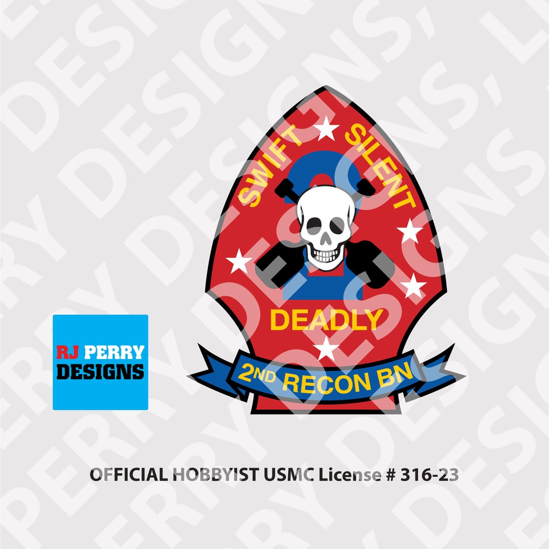 US Marine Corps | 2nd Recon BN | Vinyl Sticker| Multiple Sizes ...