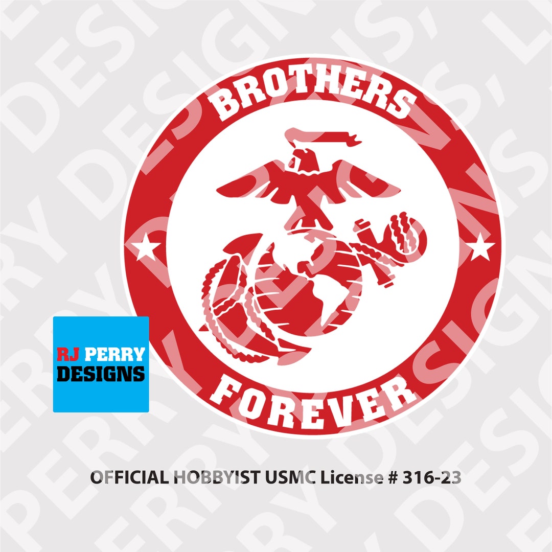 US Marine Corps | Brothers Forever | USMC Brothers Forever | Solid Logo ...