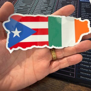 Puerto Rico - Ireland | Flag Map | Boricua | Svg | Jpg | Png | Ai ...