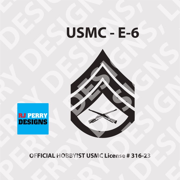 Staff Sergeant Vinyl Decal - Etsy