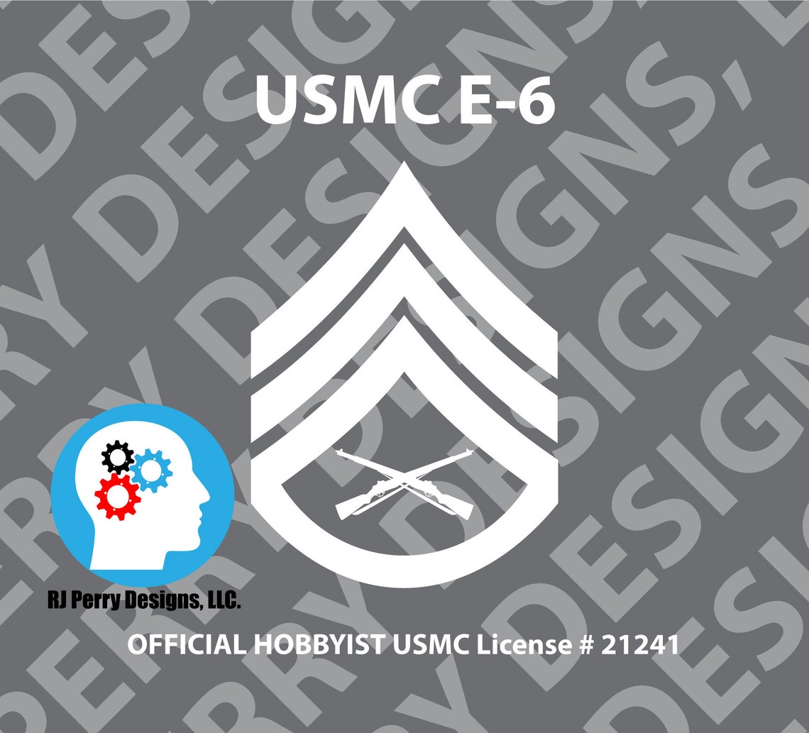 USMC E-6 Staff Sergeant Enlisted Marine Corp E6 Rank - Etsy USMC E-6 Staff Sergeant Enlisted Marine Corp E6 Rank - Etsy