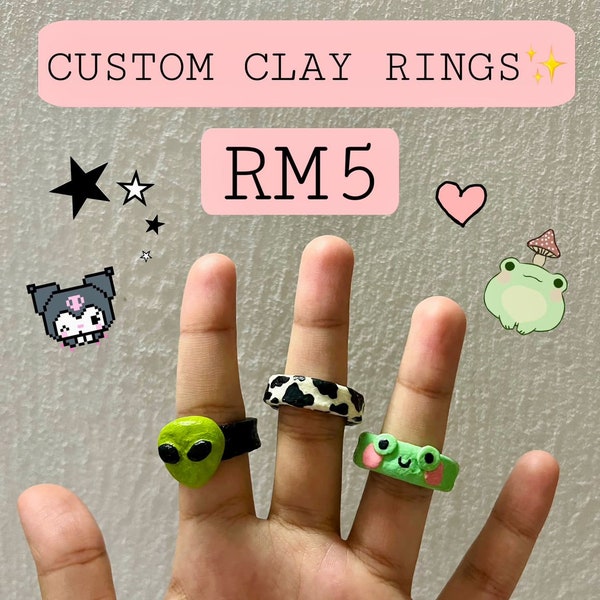 Clay Rings - Etsy