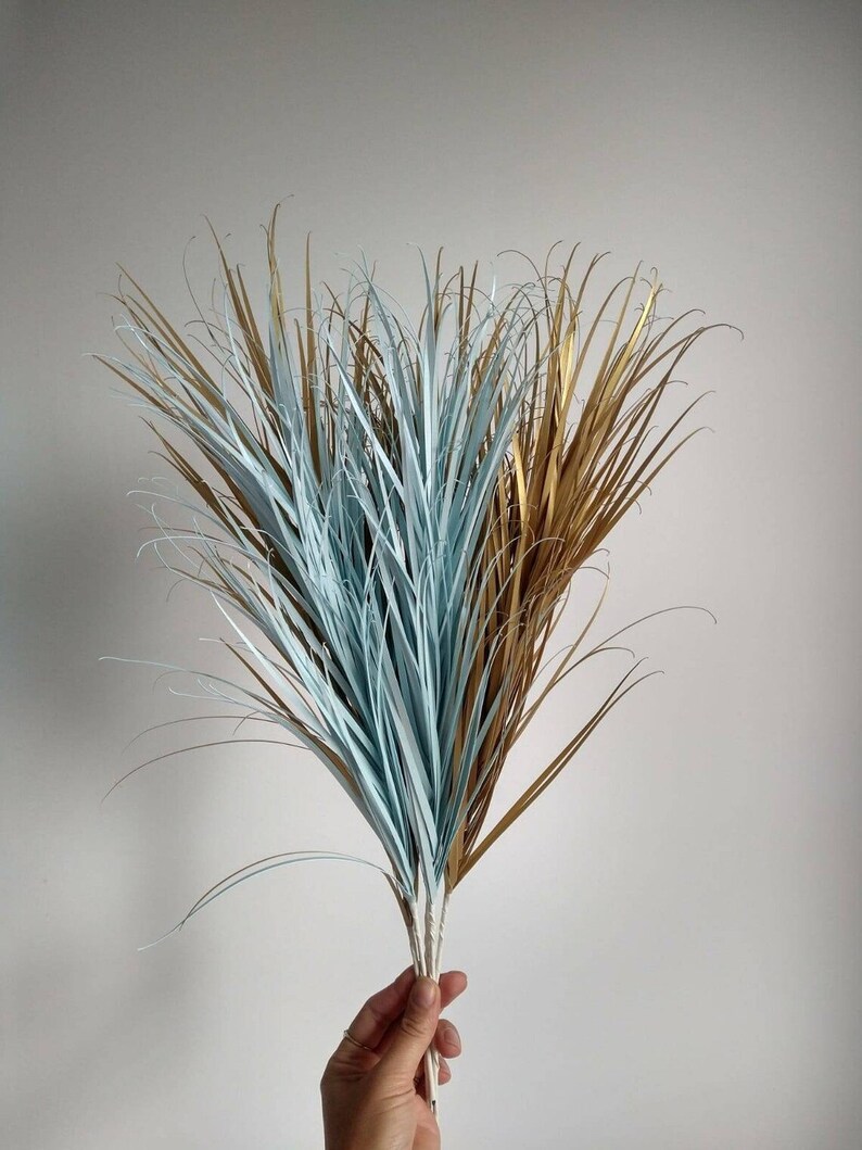 SVG Paper Pampas Grass Template Svg Leaves Template Boho Decor - Etsy