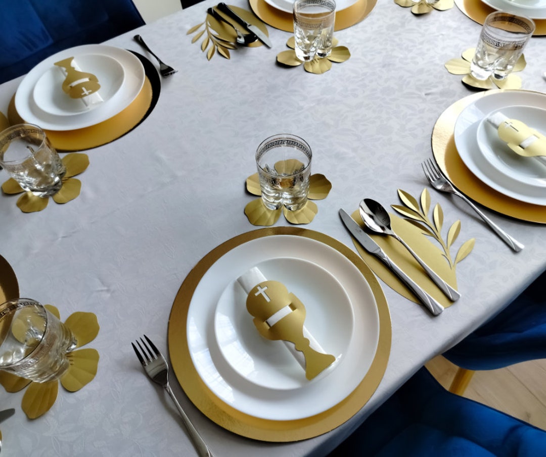 SVG First Communion Table Decor Holy Communion Paper - Etsy