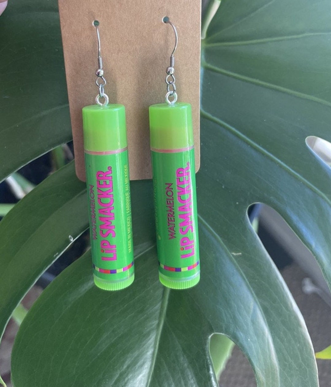 Functional Lip Smacker Chapstick Earrings, Fun Earrings, Quirky ...