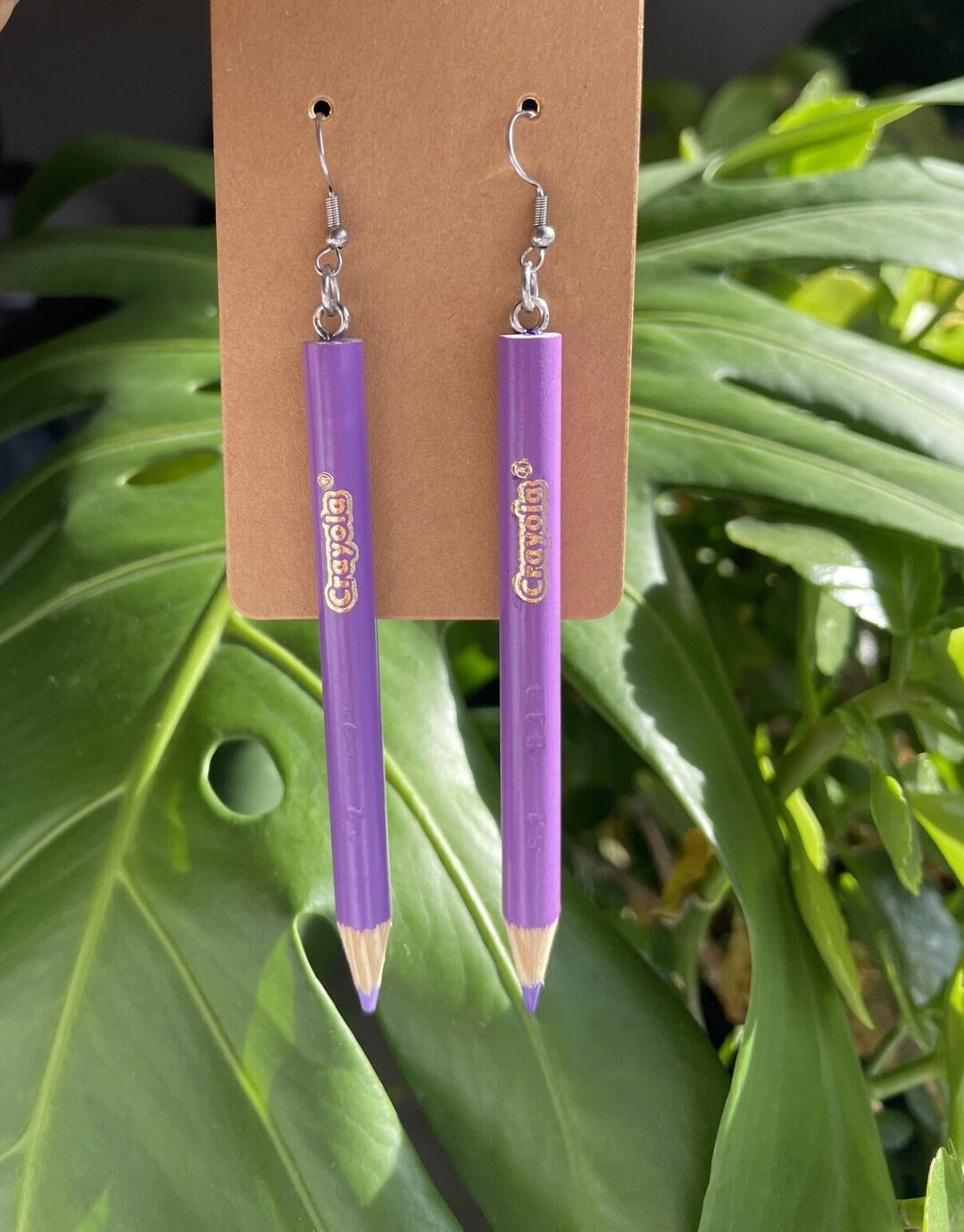 Functional Color Pencil Earrings | Real Color Pencil Earrings | Color ...