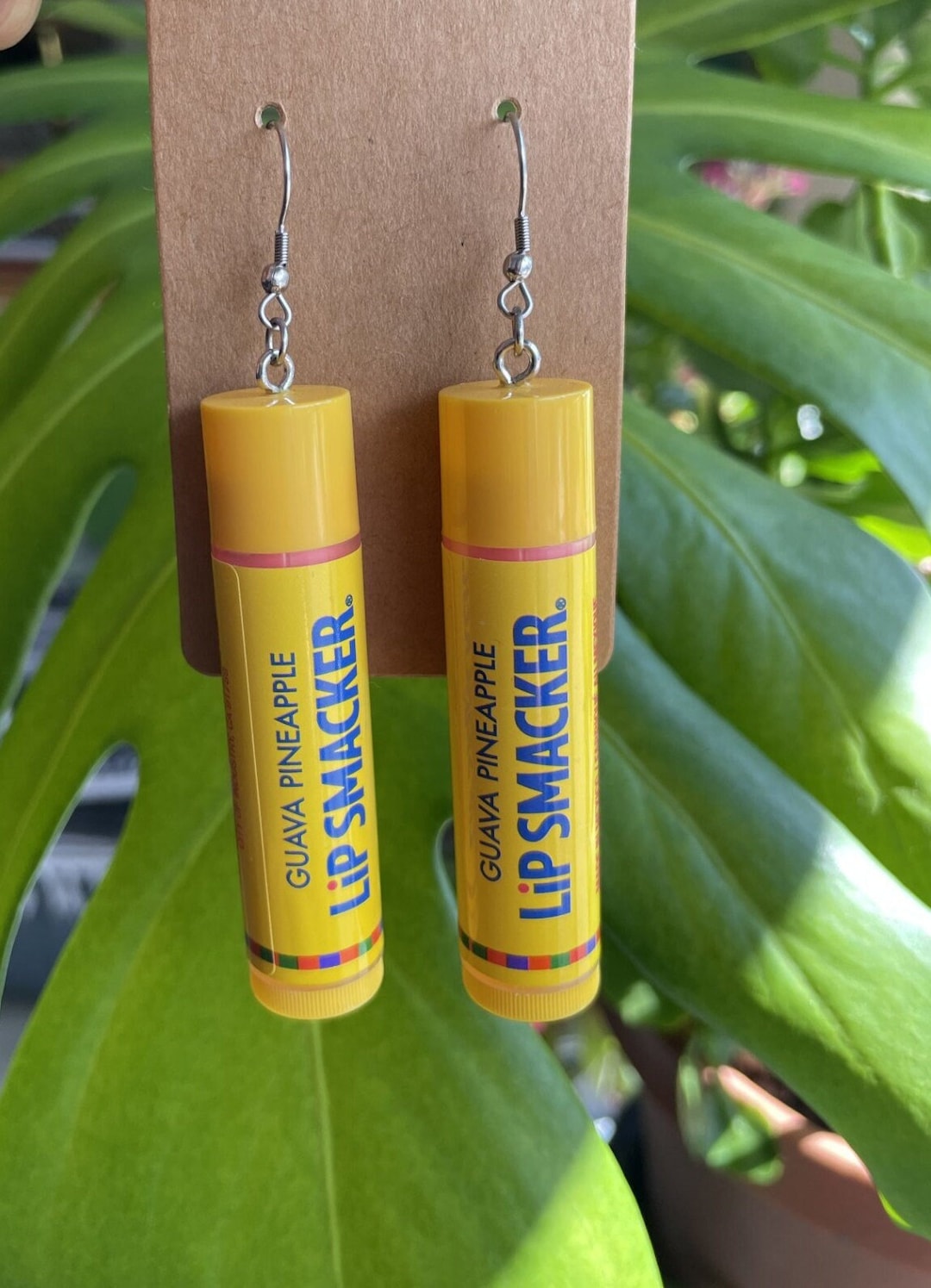 Functional Lip Smacker Chapstick Earrings | Fun Earrings | Quirky ...