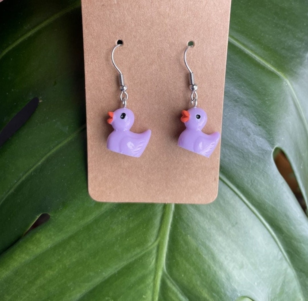 Mini Duck Earrings | Fun Earrings | Cute Earrings | Quirky Earrings ...