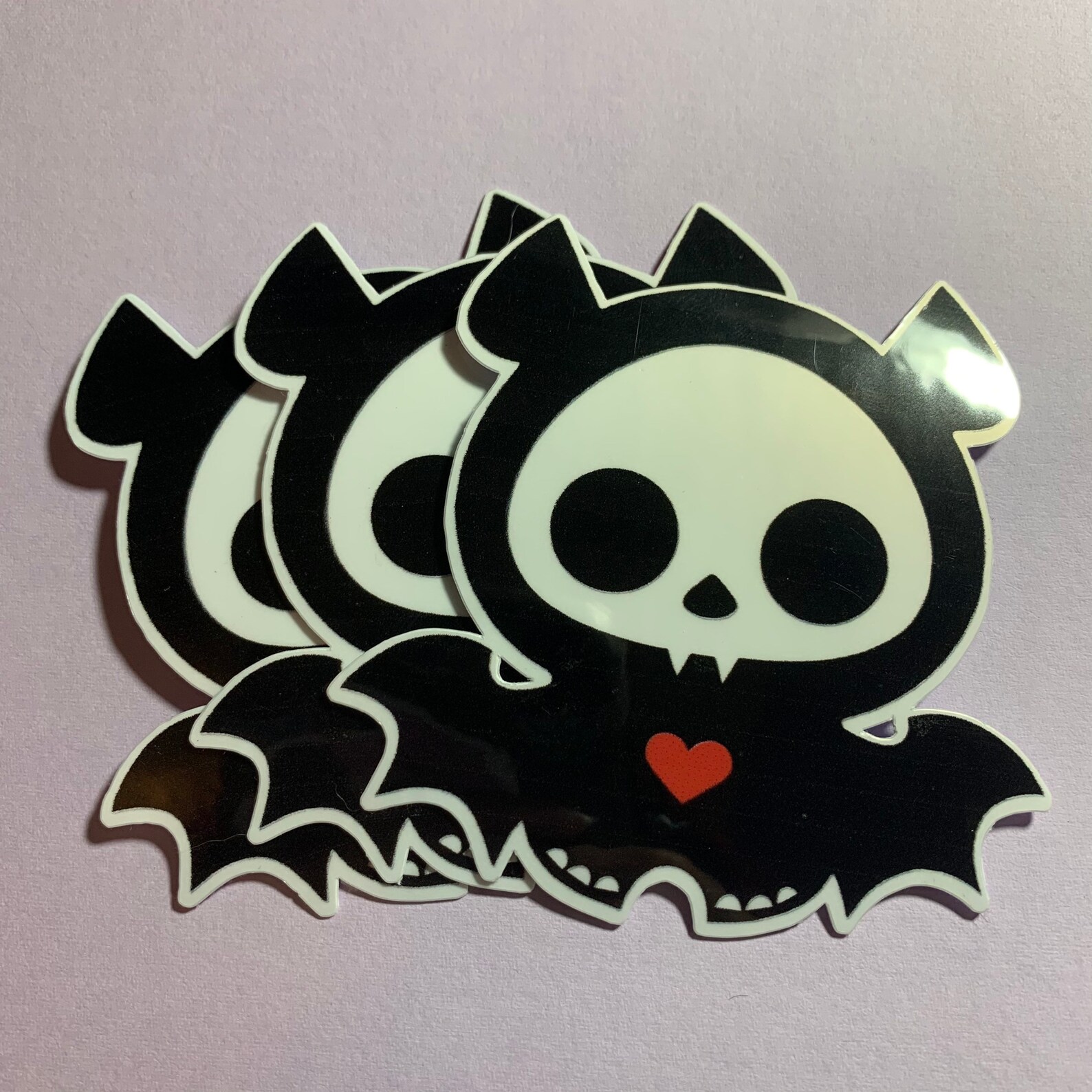 Skelanimal Bat Sticker - Etsy