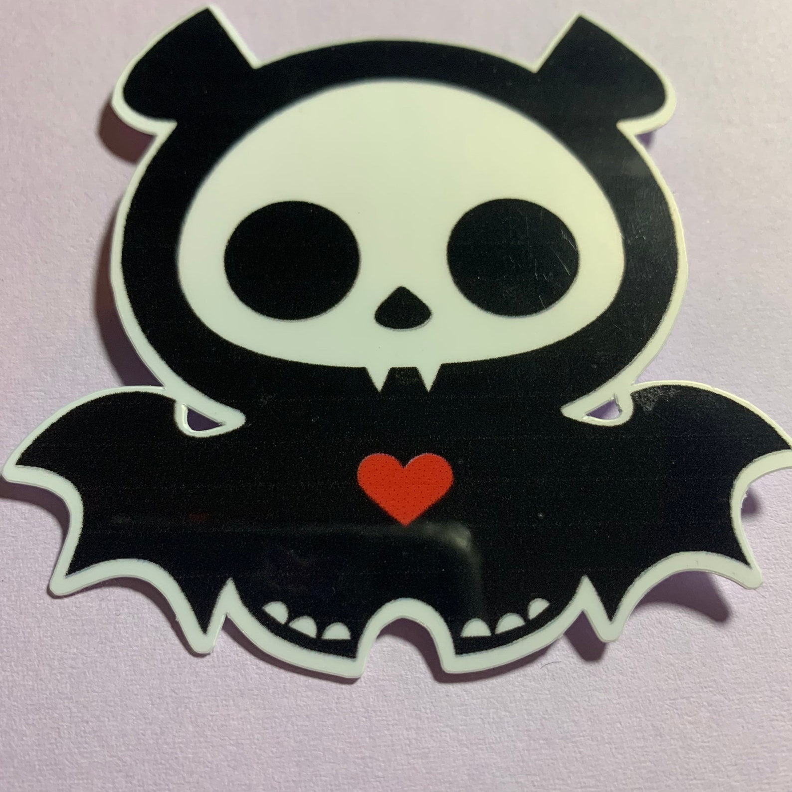 Skelanimal bat sticker | Etsy