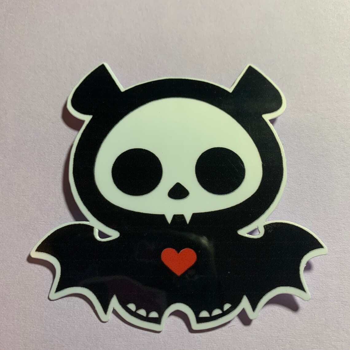 Skelanimal bat sticker | Etsy
