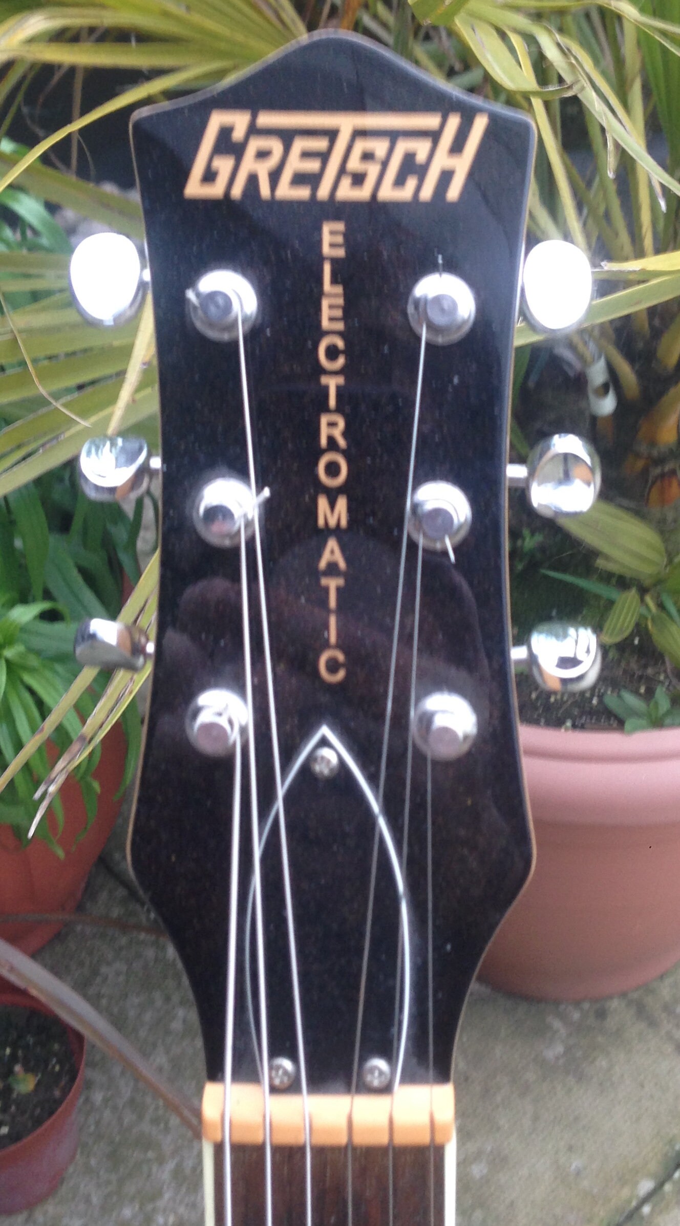 Tyla Dogs D'amour Art Tavern Original Art on Gretsch Electric Guitar ...