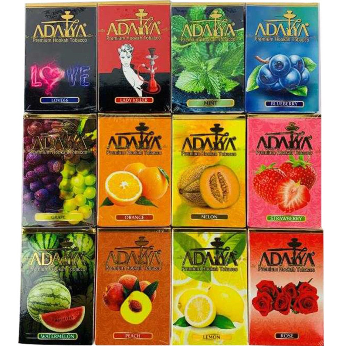 5 mixed Flavors packs Adalya 50g | Etsy