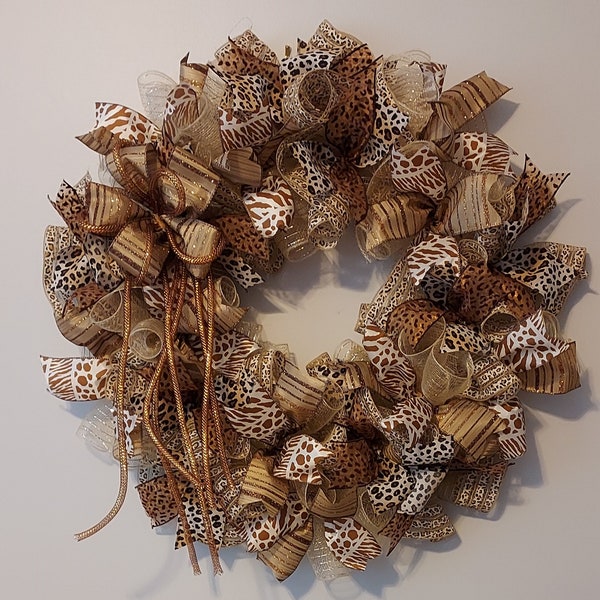 Animal Print Wreath - Etsy