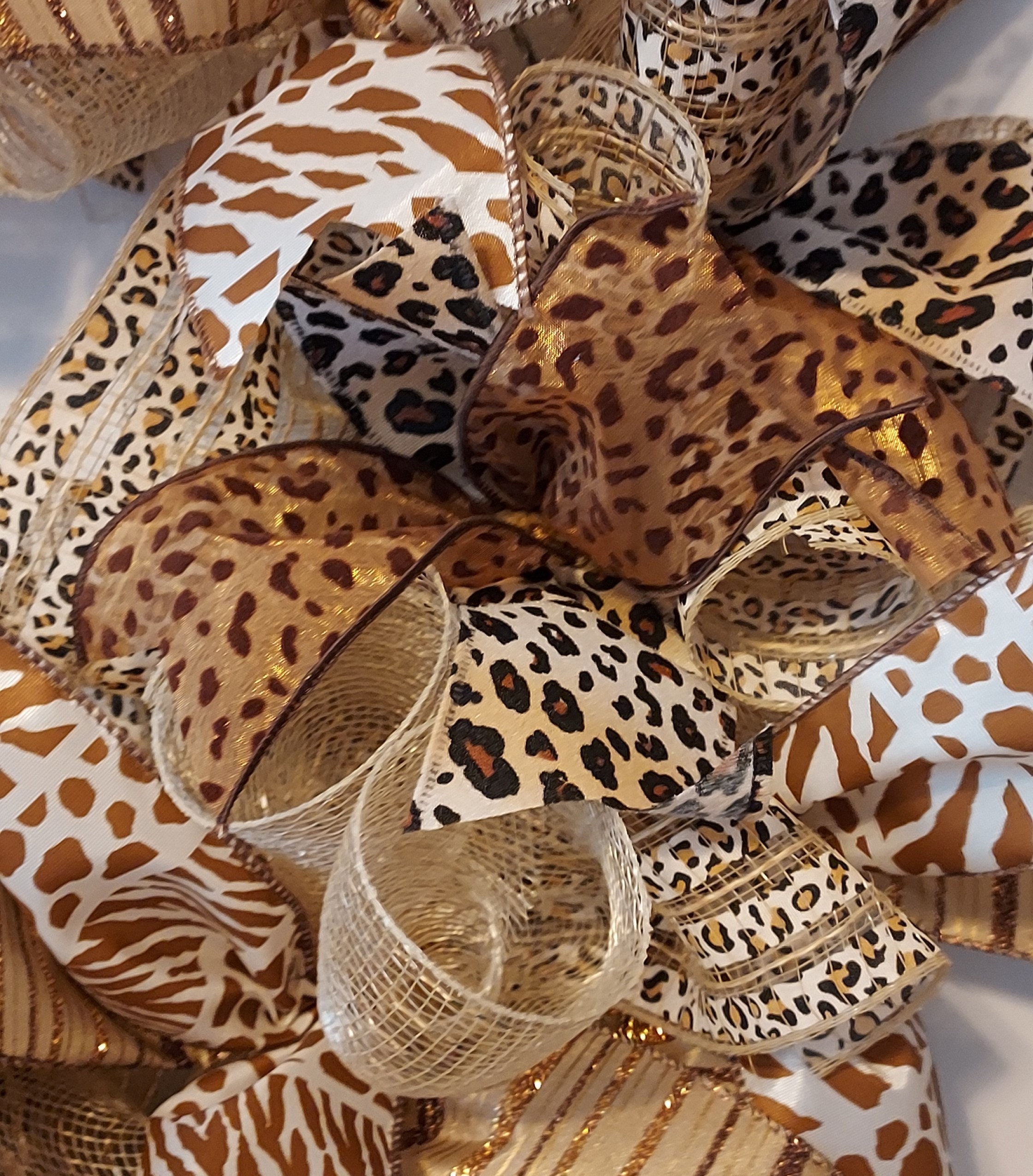 Animal Print Wreath, Leopard Wreath, Cheetah Wreath, Zebra Wreath ...
