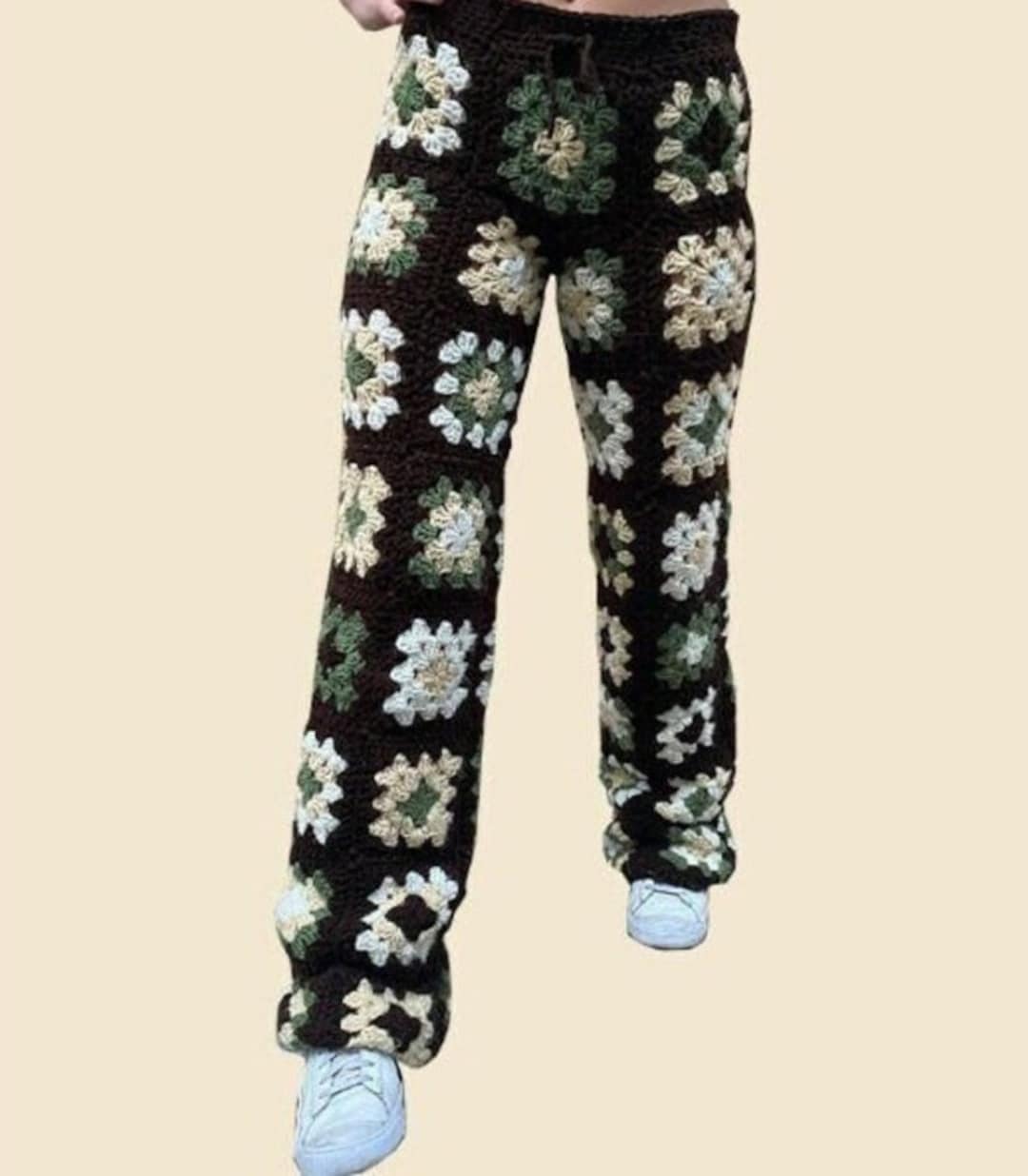 Granny Square Pants Pattern, Crochet Pants Pattern, Unisex Crochet ...
