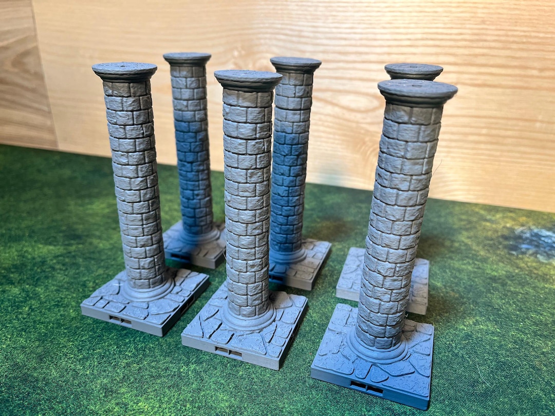 Dragonlock Modular Stacking Pillars - Dragontiles - Etsy