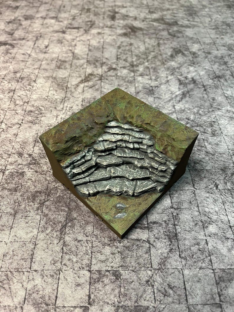 Modular Cliff Walls - Inner Corner (L Shape) - 28mm Shadowgrove - Etsy