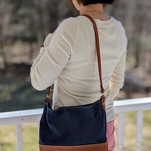 Leather and Waxed Canvas Tote Bag, Extra Large - Etsy