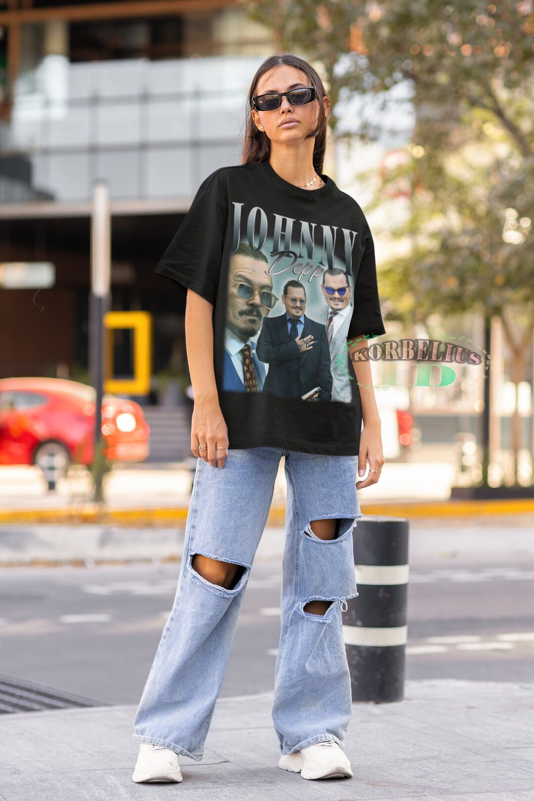 Johnny Depp Shirt, Johnny Depp Vintage 90s' Shirt, Johnny Depp T-shirt ...