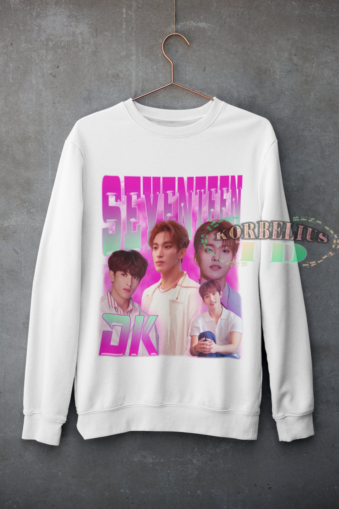 DK Seventeen Shirt, DK Seventeen Kpop Rapper 90's Shirt, Dk Seventeen ...
